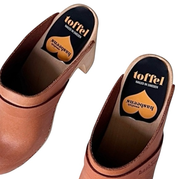 Swedish Hasbeens | Shoes | Swedish Hasbeens Slipin Classic Clog Heels ...